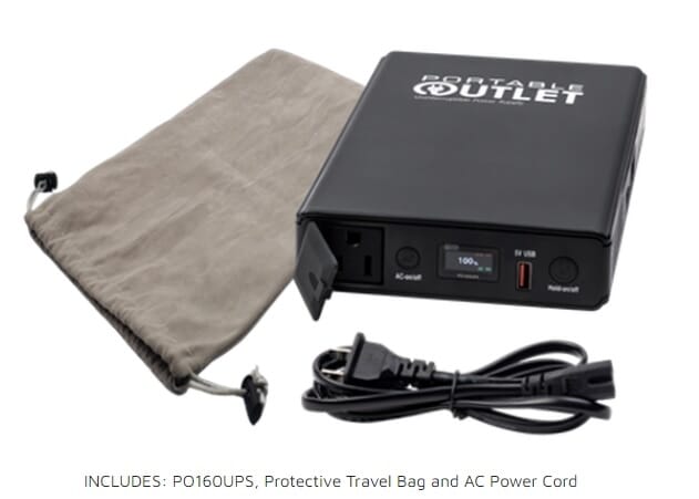 Portable Outlet 160UPS Rechargeable CPAP Battery – The CPAP Shop