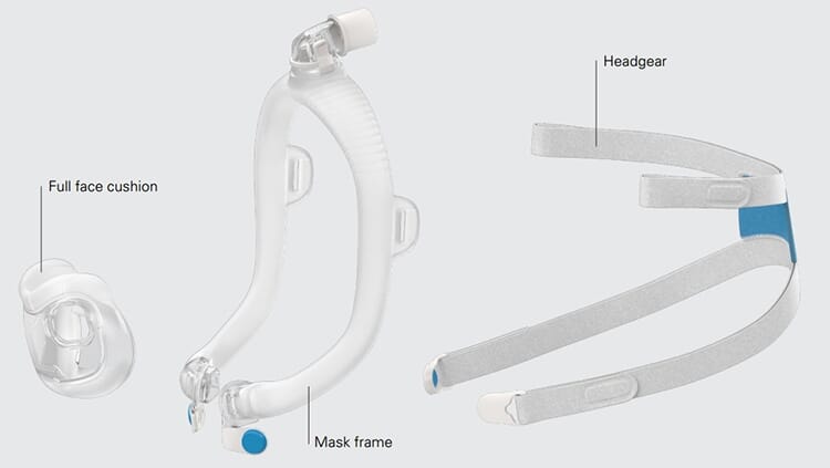 ResMed AirFit F30i Full Face CPAP Mask with HeadGear